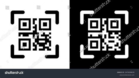 Fake Qr Code Scan Me Vector Stock Vector Royalty Free 2479269639