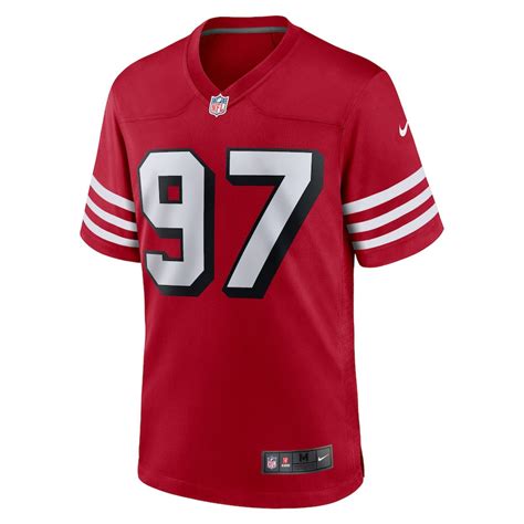 Nick Bosa 97 San Francisco 49ers Alternate Game Player Jersey Scarlet