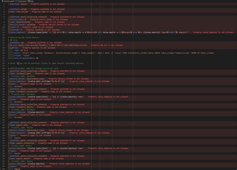 lot of errors in configuration file configuration home assistant