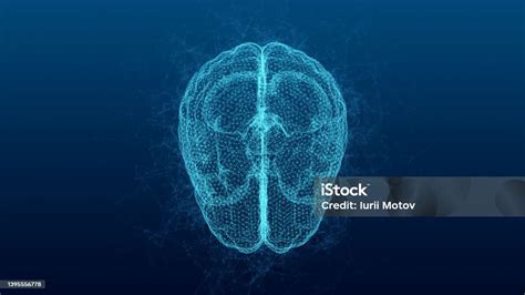 뇌 낮은 다각형 추상 디지털 인간의 두뇌 신경망 Iq 테스트 인공 지능 가상 에뮬레이션 과학 기술 개념 브레인 스토밍 생각 아이디어 3d 그림 과학에 대한 스톡 벡터 아트
