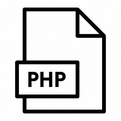Document Extension File Format Php Icon