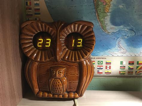 Radiotech Modding Labs Часы сувенир сова СССР ремонт