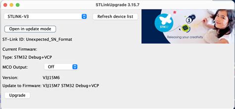 St Link On Stm32n6570 Dk Board Warning 0x486 When Stmicroelectronics Community