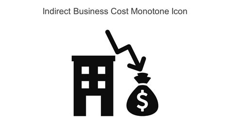 Indirect Business Cost Monotone Icon In Powerpoint Pptx Png And Editable Eps Format Ppt Template