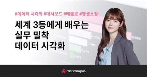세계 3등에게 배우는 실무 밀착 데이터 시각화 패스트캠퍼스