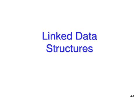 Ppt Linked Data Structures Powerpoint Presentation Free Download