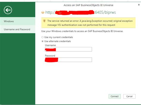 Connecting To Sap Bo Universe From Excel Via Powe Sap Community