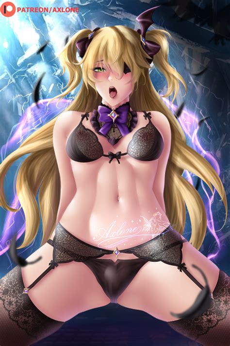 Fischl Genshin Impact By Axlone Hentai Foundry