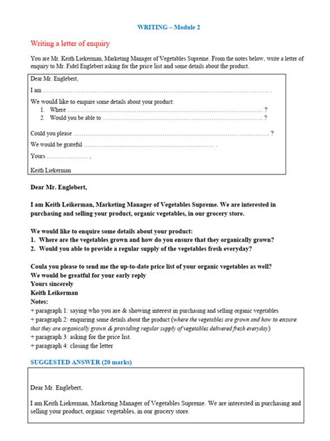 Writing Module 2 Pdf