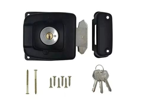 Generico Cerradura Chapa Sobreponer Rejas Y Portones Corredera Cangrejo