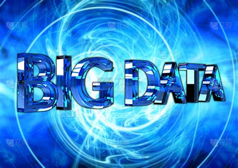 大数据文本，海报，概念上的抽象蓝色背景与能量波传播。三维渲染