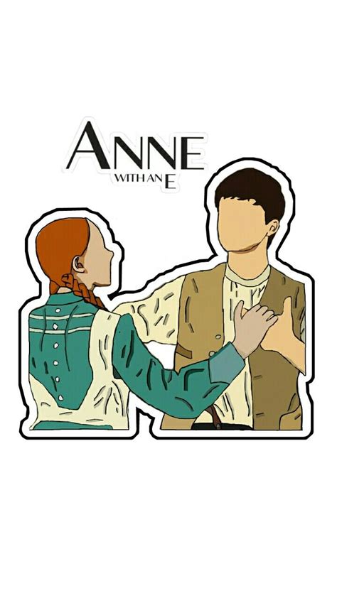 Sticker Anne And Gilbert