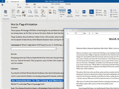 Как создать альбомный лист в Ворде