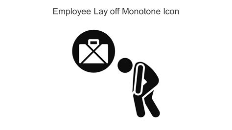 Employee Lay Off Monotone Icon In Powerpoint Pptx Png And Editable Eps Format Ppt Powerpoint