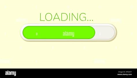 3d Search Bar Template For Website Loading Illustration System
