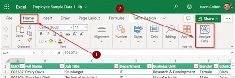 How To Use Ai In Excel With Analyze Data