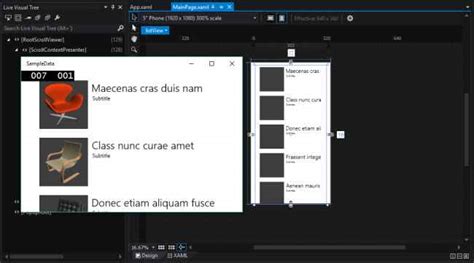 Generate Sample Data In Microsoft Blend