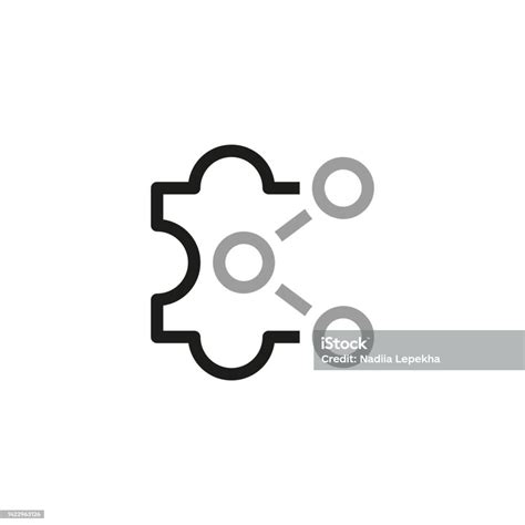 정보 기술 라인 아이콘입니다 플랫 디자인의 Ui 아이콘입니다 얇은 윤곽선 아이콘 팩 벡터 일러스트레이션 그래프에 대한 스톡 벡터 아트 및 기타 이미지 Istock