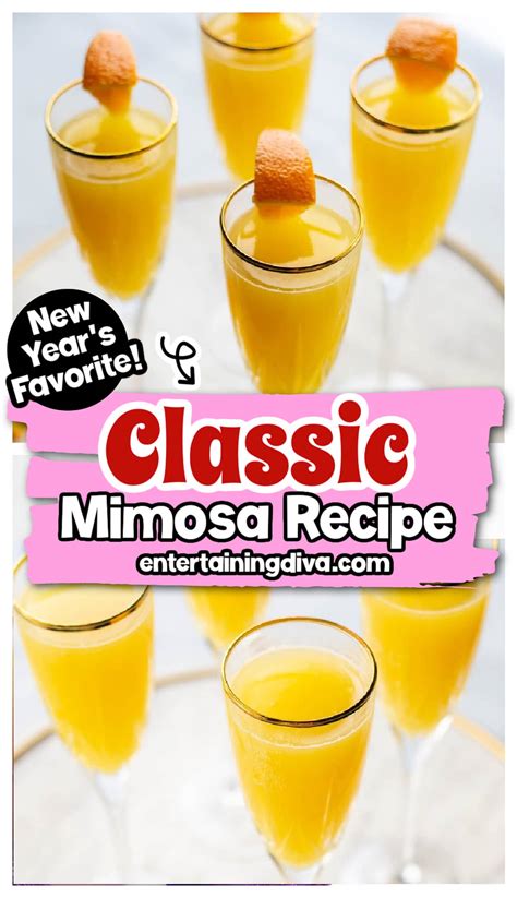 Classic Mimosa Recipe With A Non Alcoholic Option
