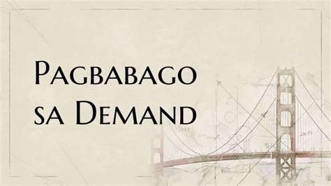 Ap 9 2 Demand Konsepto Function Schedule Curve Pagbabago Pptx