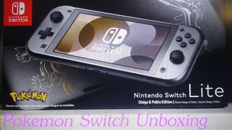 Pokemon Bdsp Switch Lite Unboxing Youtube