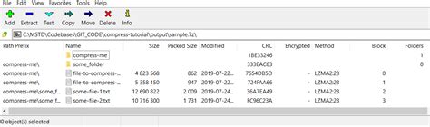 Apache Commons Compress Sevenzip Unsevenzip Examples 7z Its All