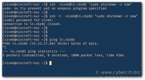 SSH Restart Linux System Using Reboot Command NixCraft