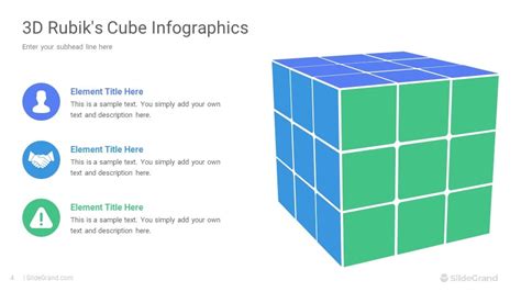 Rubik Cube Infographics PowerPoint Template Designs SlideGrand