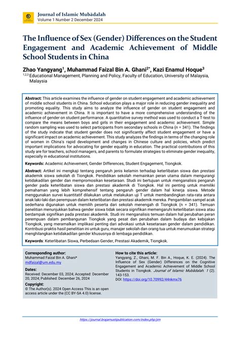 Pdf The Influence Of Sex Gender Differences On The Cognitive