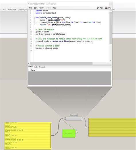Grasshopper Remove Line With Word From G Code Grasshopper Mcneel Forum