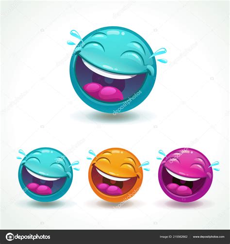 Hysterically Laughing Smiley Faces