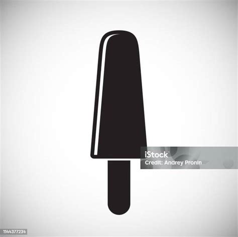 그래픽 및 웹 디자인에 대 한 배경에 아이스크림 아이콘입니다 간단한 벡터 기호입니다 웹 사이트 버튼 또는 모바일 앱에 대 한 인터넷 개념 기호입니다 0명에 대한 스톡 벡터