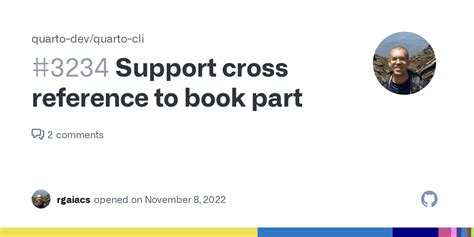 Support Cross Reference To Book Part · Issue 3234 · Quarto Devquarto