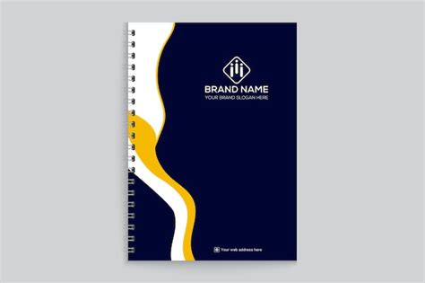 Premium Vector Elegant Notebook Cover Design Premium Vector Elegant Notebook Cover Design