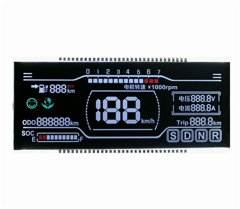 Custom Speedometer Va Lcd Segment Lcd Display For Electronics