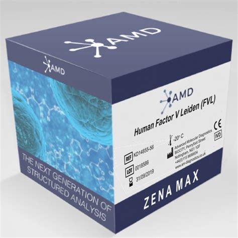 Kit De Teste Da Trombofilia Zena Max Advanced Molecular Diagnostics