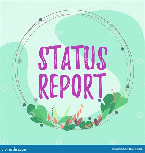 Sign Displaying Status Report Business Showcase Update Summary Of