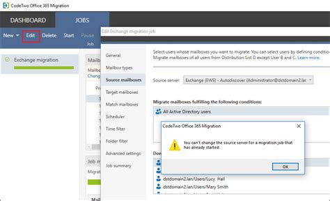 How To Configure A Migration Job CodeTwo Office 365 Migration User S Manual