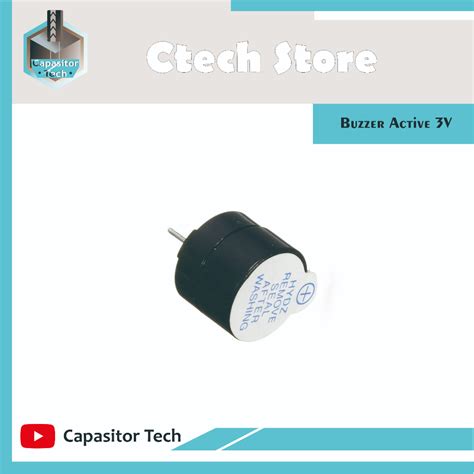 Jual Buzzer Speaker Aktif Active 3v 33v Untuk Arduino Uno Mega Nano