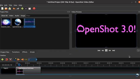 Openshot 30开源视频编辑器发布，改进超过1000项功能 Linuxeden开源社区