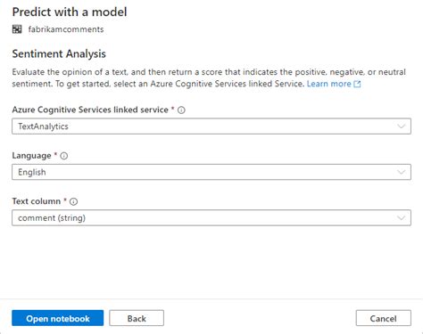教程：使用 Azure Ai 服务进行情绪分析 Azure Synapse Analytics Microsoft Learn