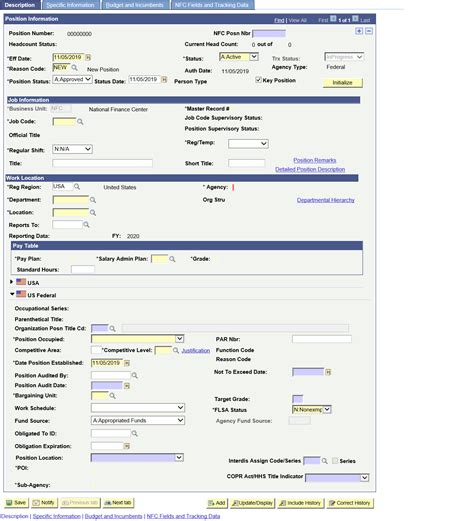 Adding A New Position