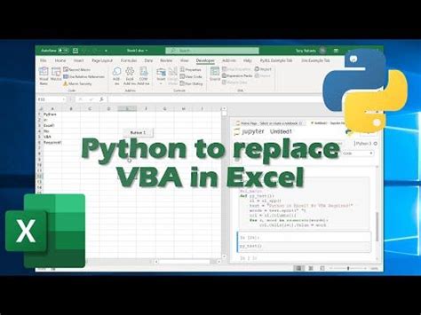 Python To Replace VBA In Excel YouTube Learn Computer Science Python Coding Apps