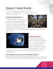 Unit Lab Astronomy Pdf Space Travel Guide So You Have Decided To Book A Trip To Space As