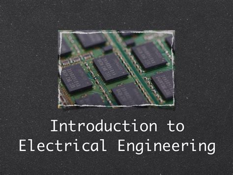 Introduction To Electrical Engineering
