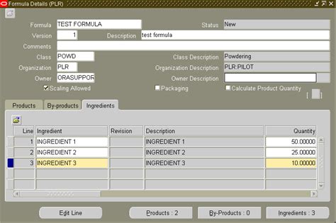 An ORACLE APPS Blog Creating Formula In Oracle Process Manufacturing OPM