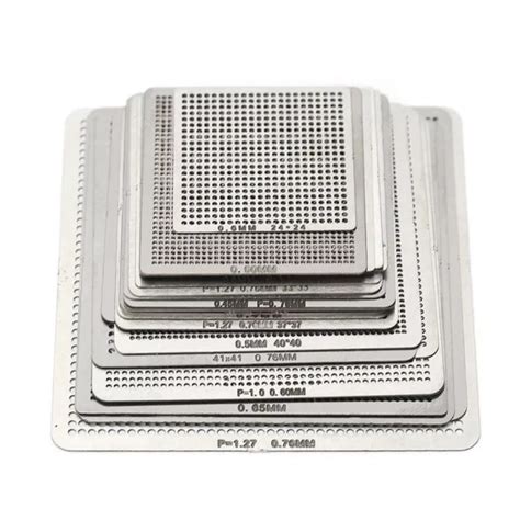 Professional Bga Reball Reballing Kit 27pcs Stencil Set Heat With Hot