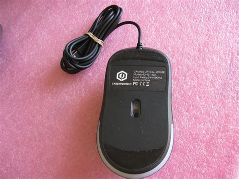 Cyber Power Pc Gaming Usb Corded Mouse Black Cyberpowerpc Mo 131 302