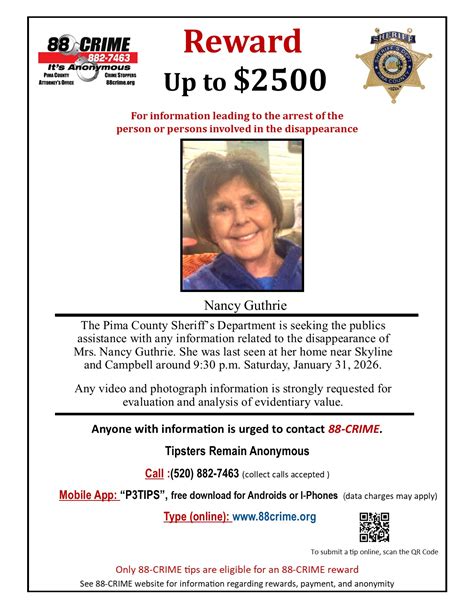 Savannah Guthries Mother Nancy Is Missing What We Know