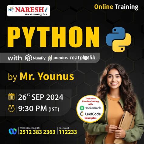 Free Demo On Python By Mr Younus Esram Tejasri Posted On The Topic Linkedin